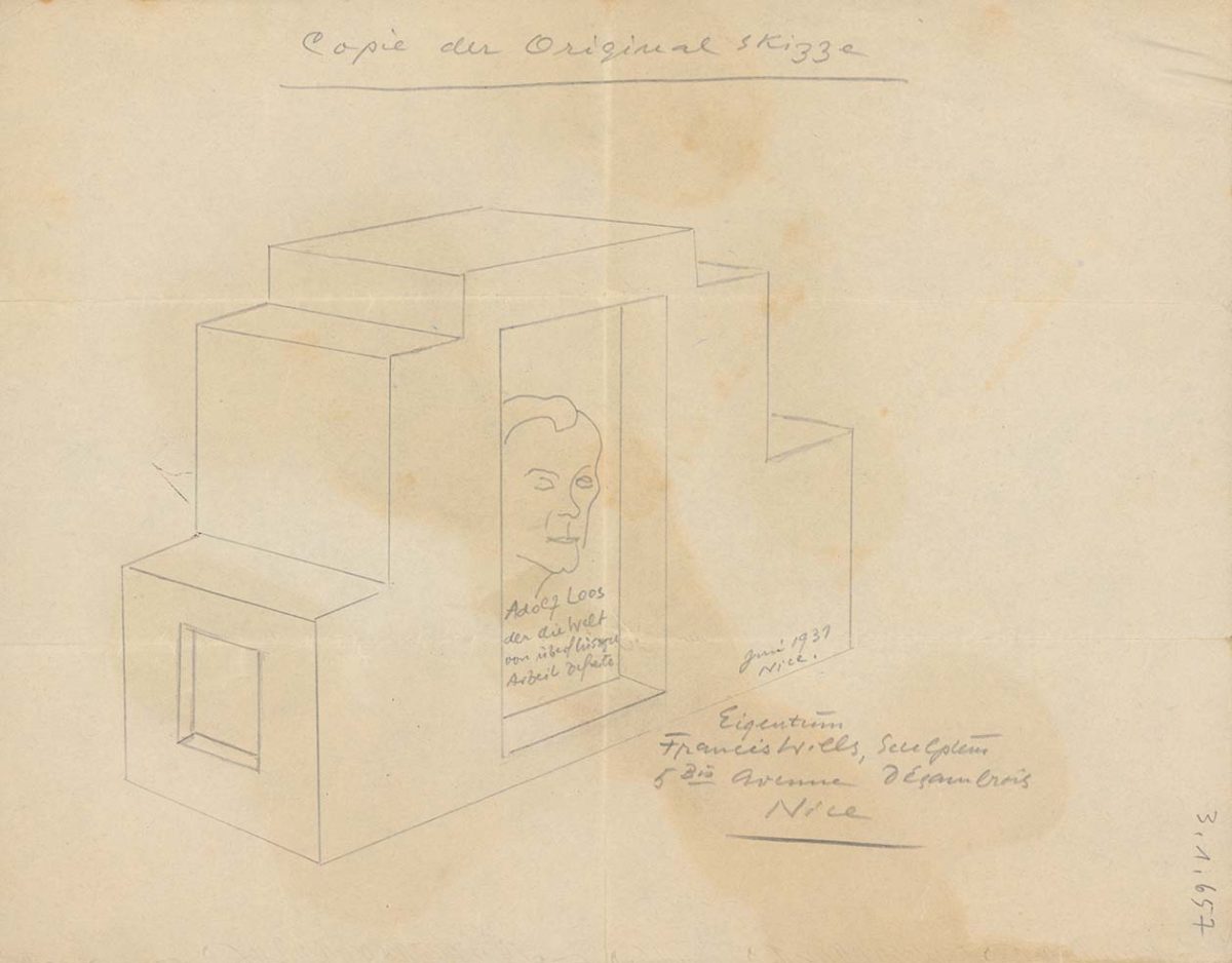 Entwarf Adolf Loos sein eigenes Ehrengrab? - MAK Blog