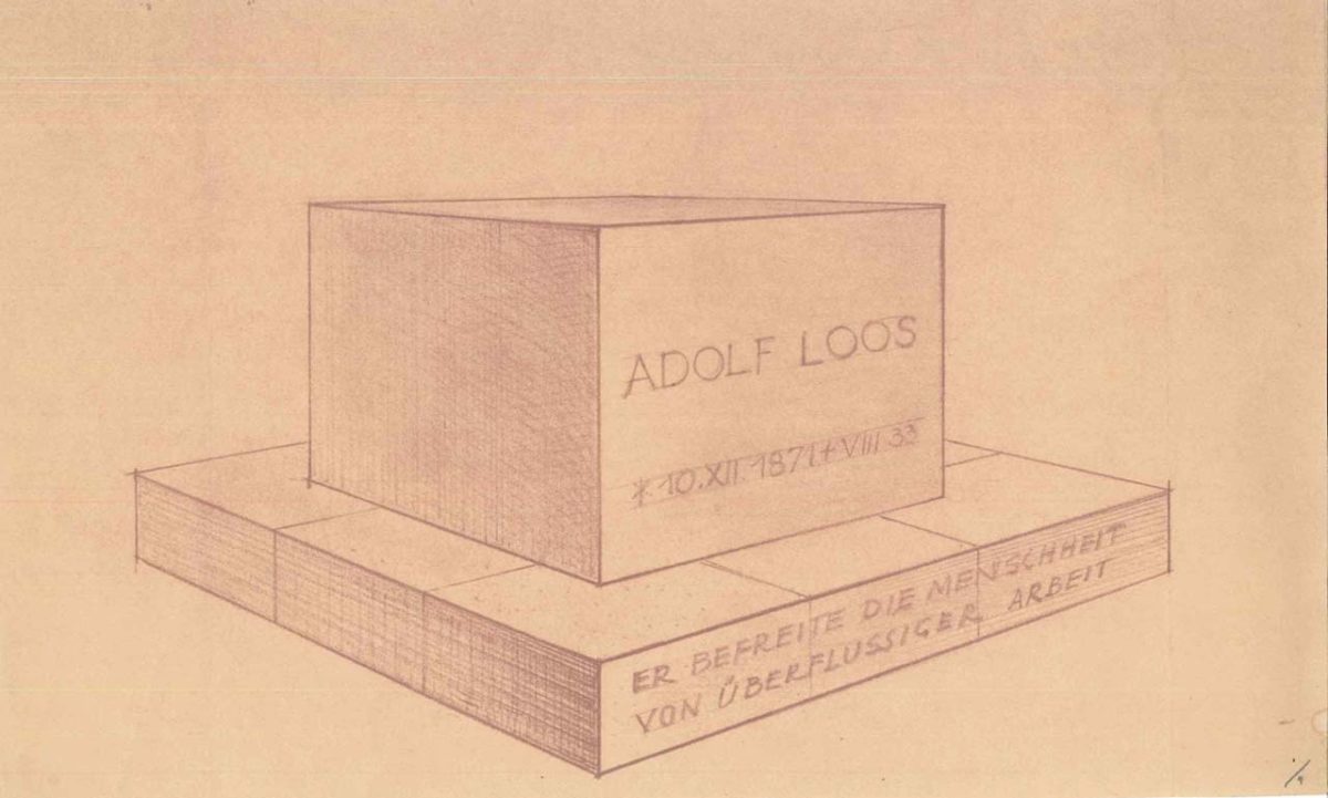Entwarf Adolf Loos sein eigenes Ehrengrab? - MAK Blog